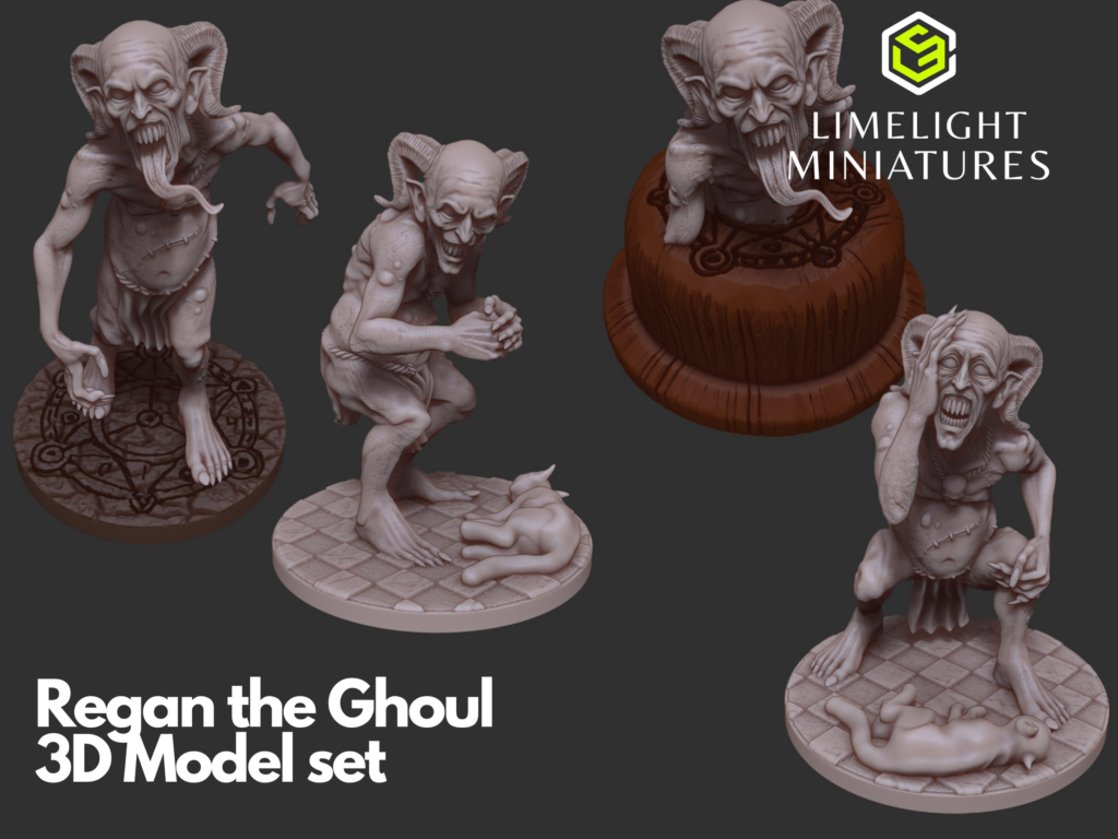 Regan the Ghoul STL Digital SET - LIMELIGHT